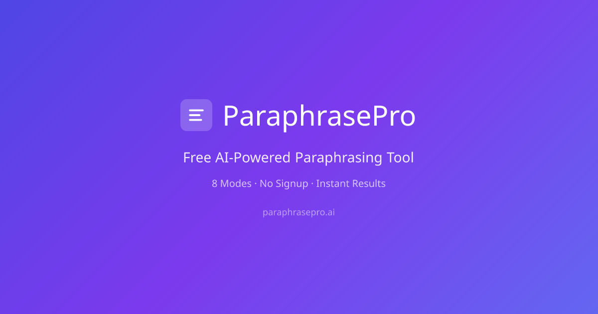 Free Filipino Paraphrasing Tool — AI Text Rewriter | ParaphrasePro ...